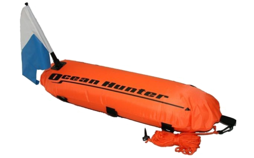 Ocean Hunter Inflatable Float with Flag and Line - Rob Allen